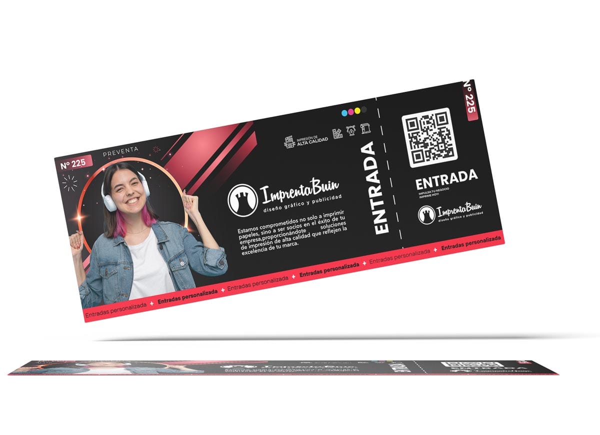 Entradas Personalizadas para Eventos | Imprenta Buin