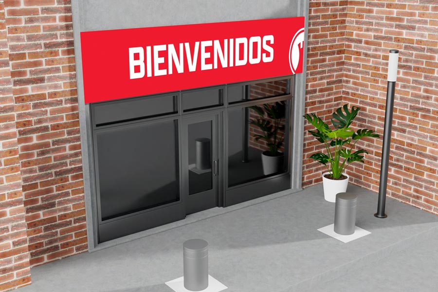 Letrero en marco de metal - Imprenta Buin – Impresión Digital ...